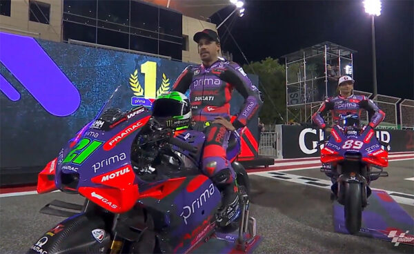 MotoGP VIDEO: le team Pramac Ducati se présente au milieu de la Formule ...