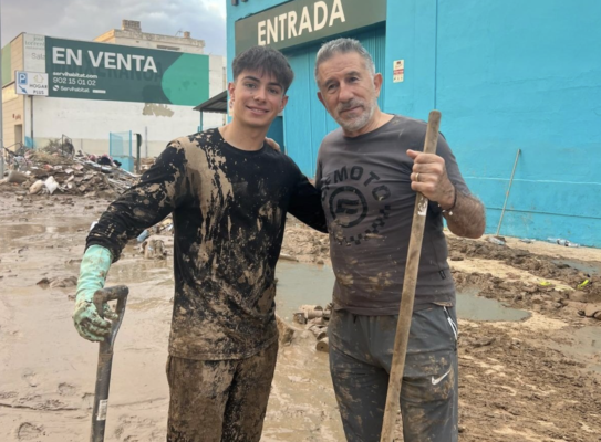 Moto3: David Alonso helps victims of Valencia disaster - Paddock GP