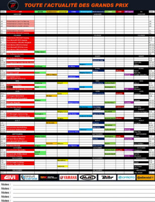2025 calendar to print: MotoGP WSBK EWC JuniorGP FSBK Promosport ...