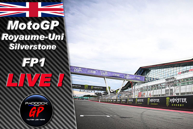 MotoGP, Silverstone, FP1 LIVE: - Paddock GP