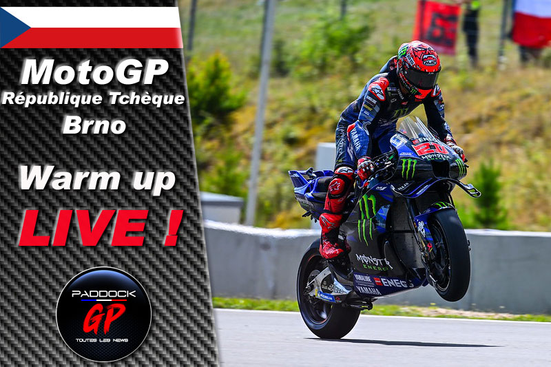 MotoGP, Brno, Warm up, LIVE : - Paddock GP