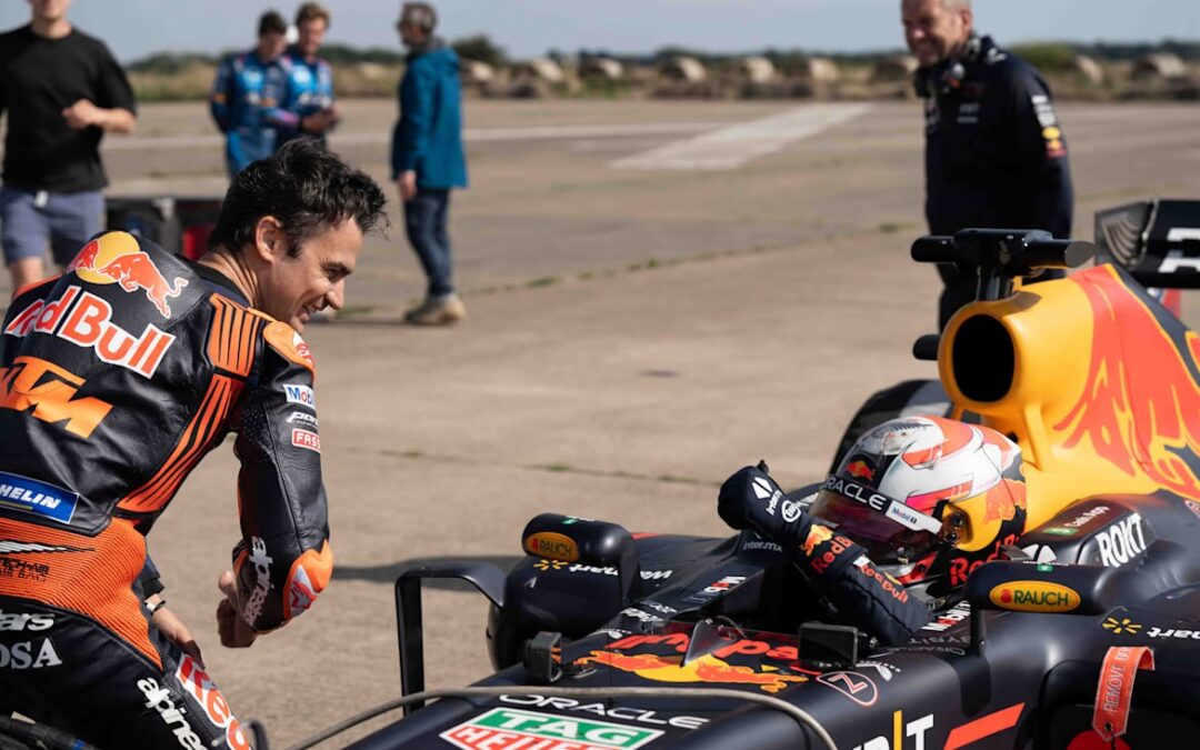 dani-pedrosa-liam-lawson-drag-race - Paddock GP